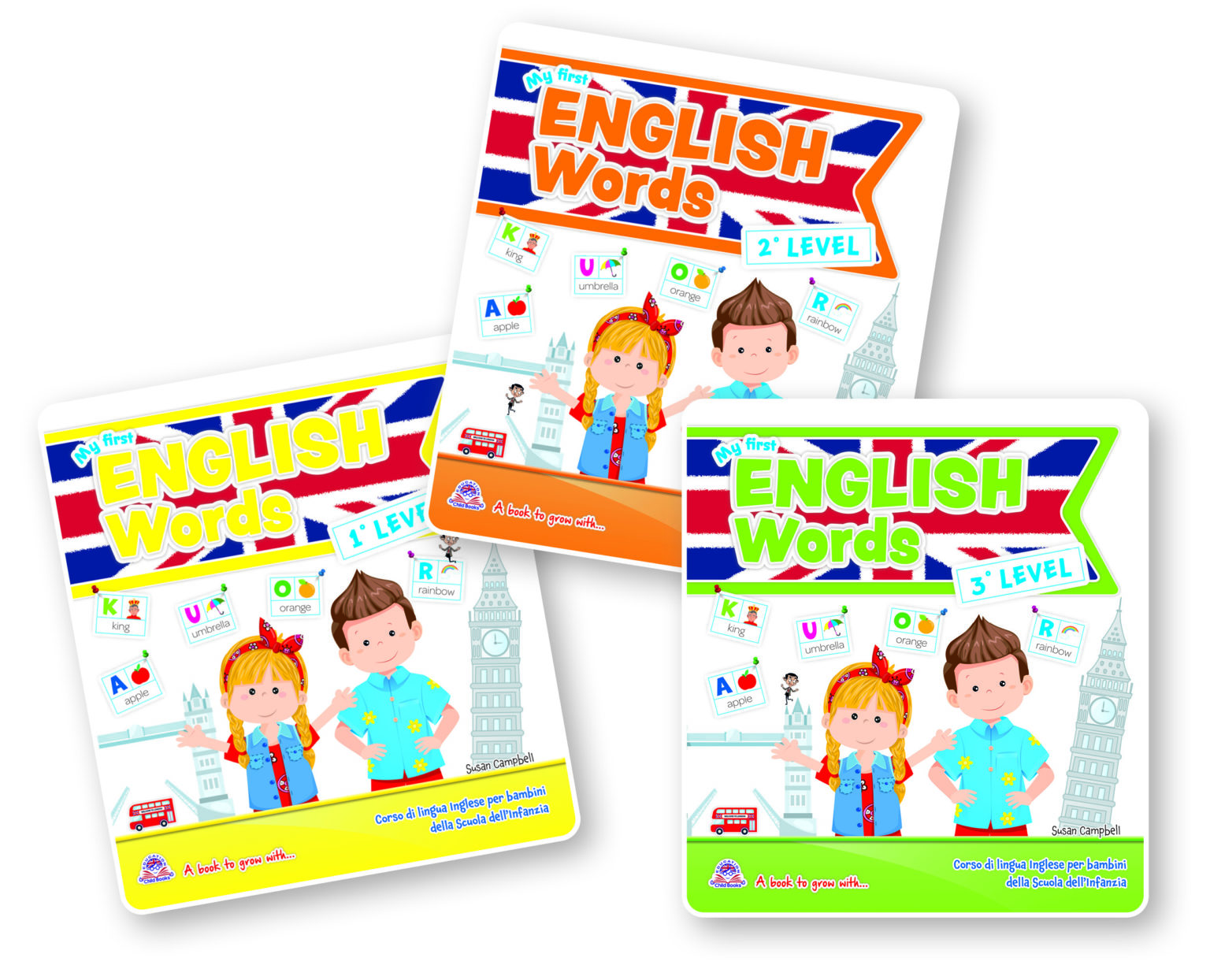 MY FIRST ENGLISH WORDS 1°- 2°-3° LEVEL - Educando Libri